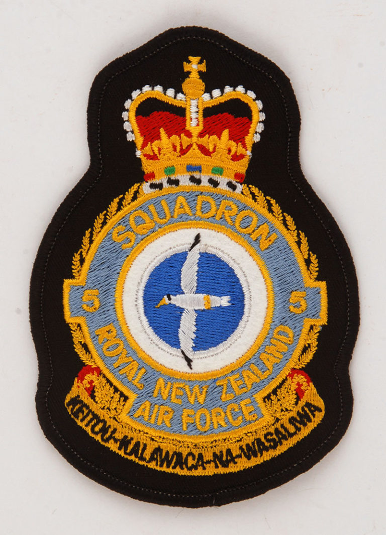 No. 5 Squadron RNZAF Patch - Air Force Museum of New Zealand