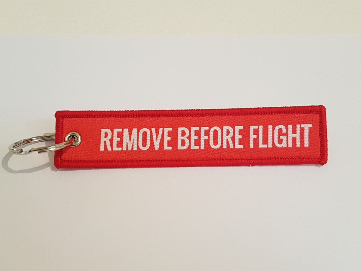 'Remove Before Flight' Key Ring - Air Force Museum of New Zealand