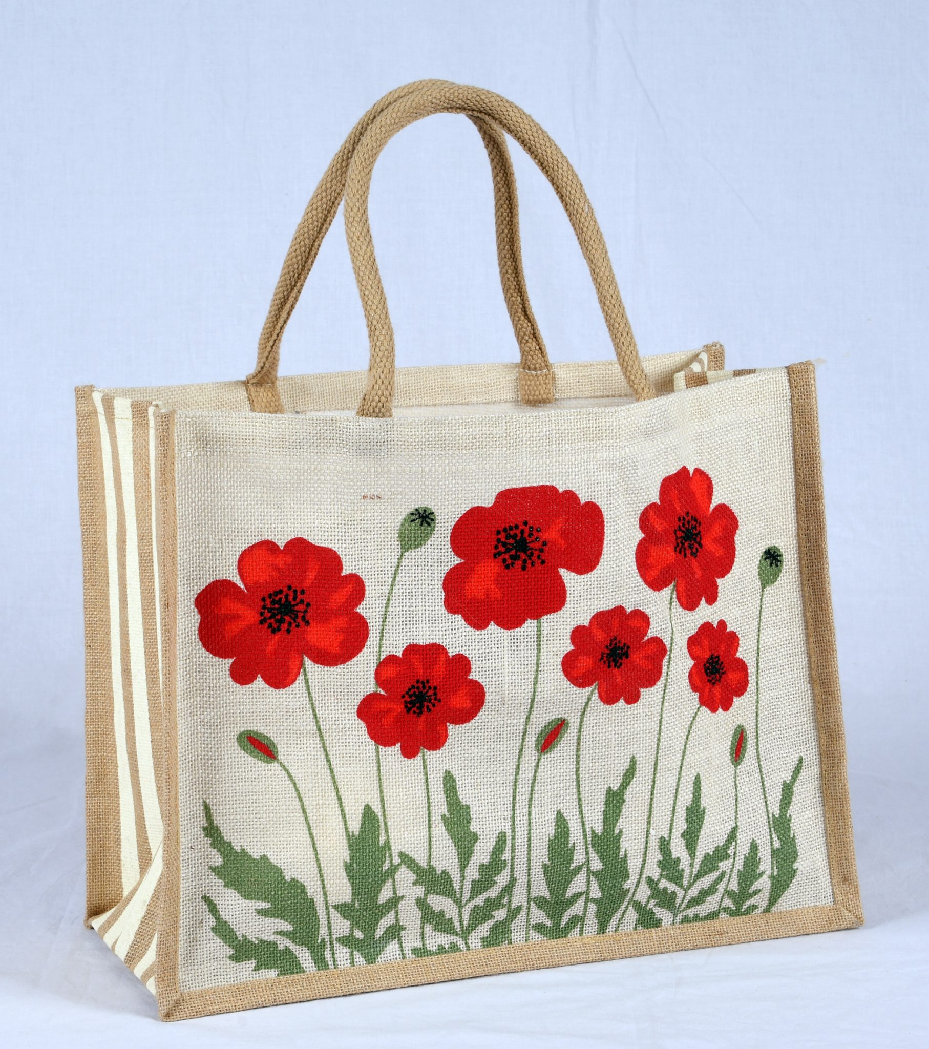 Jute Poppy Bag - Air Force Museum of New Zealand